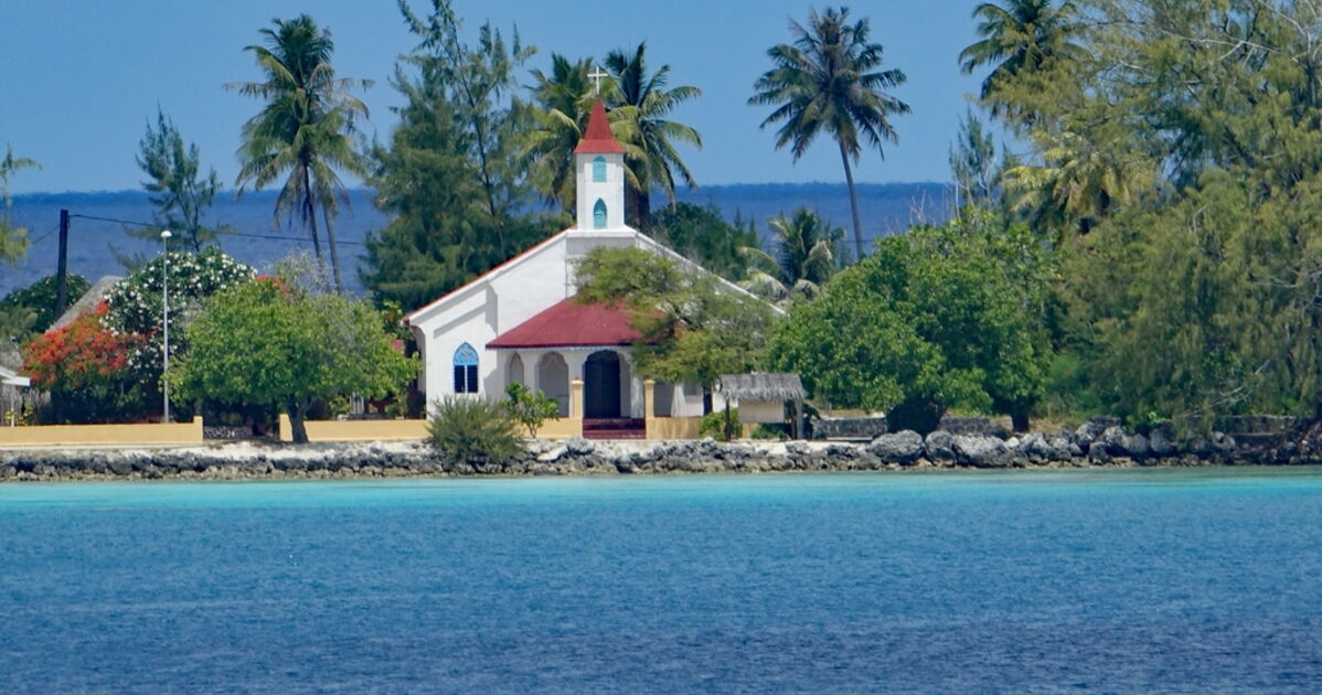Tuamotu Fakarava - l'église de Rotoava 1, " Ces îles... - Geo.fr
