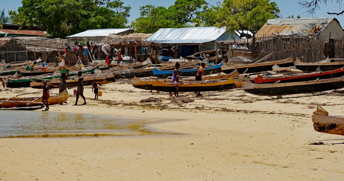 Madagascar Port de pêche d'Ifaty 37, A 30 km au nord... - Geo.fr
