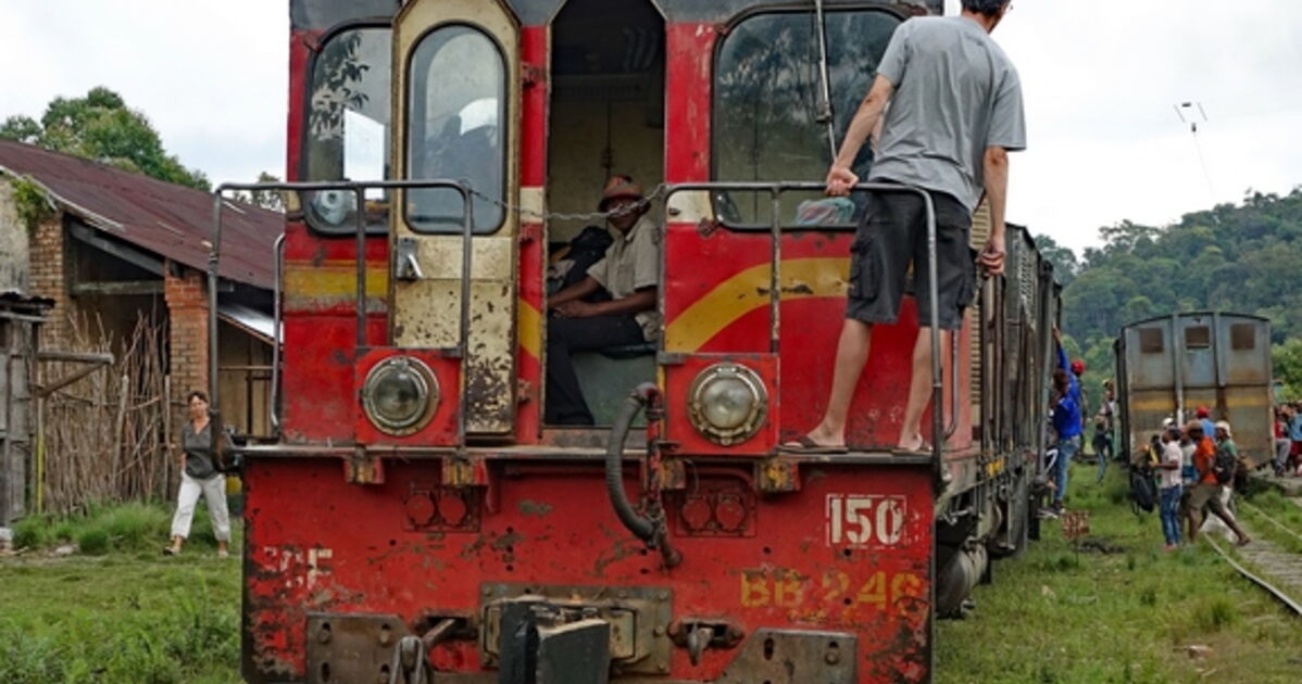 Madagascar Train FCE PK 38 Ranomena Manoeuvre 1,1 - Geo.fr