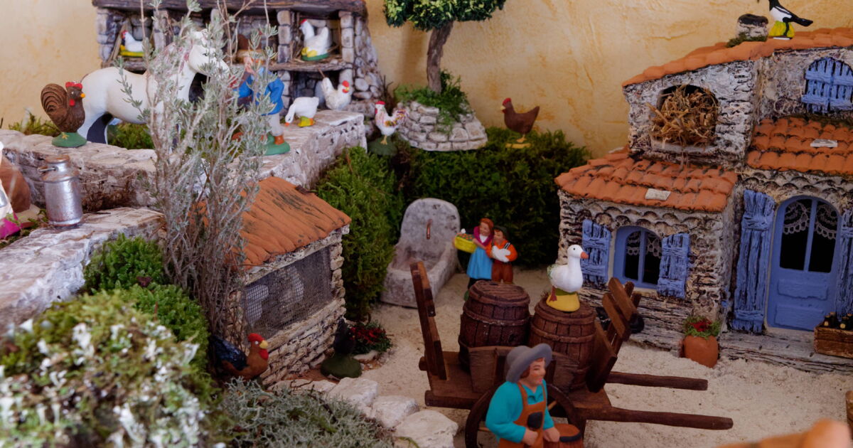 Crèche provençale Noel 2019, Les crèches apparaissent... - Geo.fr
