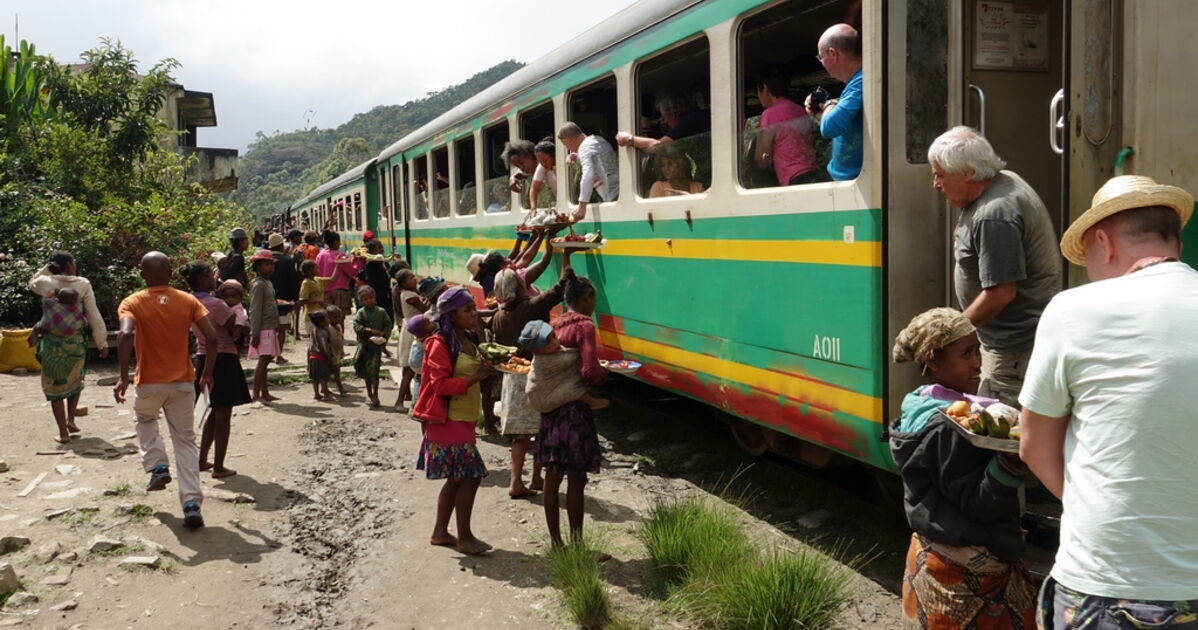 Madagascar Train FCE PK 38 Ranomena 1, Construite1 - Geo.fr