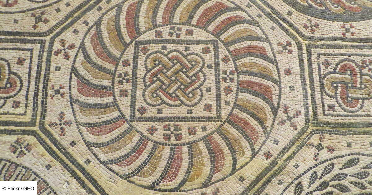 Découverte à Londres d'une somptueuse mosaïque romaine, la plus ...