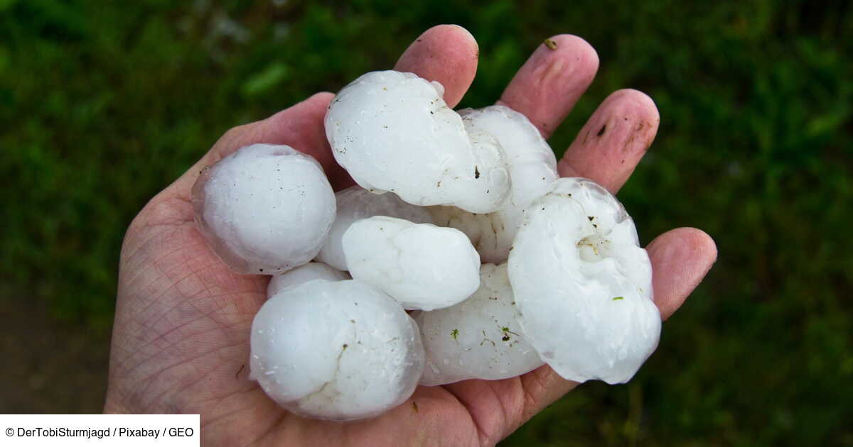 Le changement climatique rend les grêlons plus gros - Geo.fr