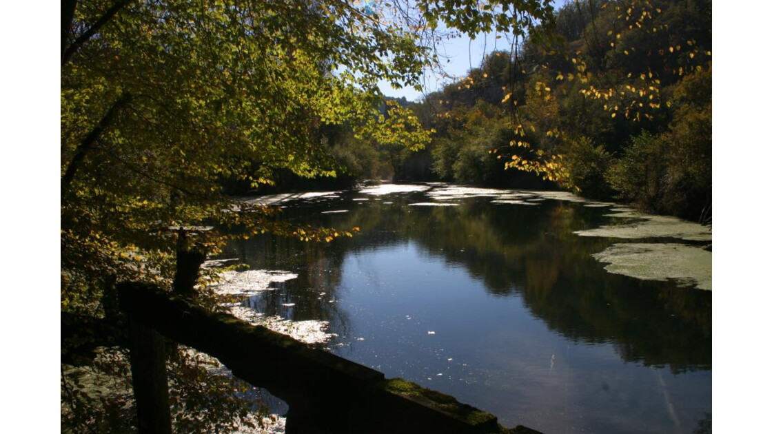 Rivière calme dans le Lot, Rivière calme dans le Lot,... - Geo.fr