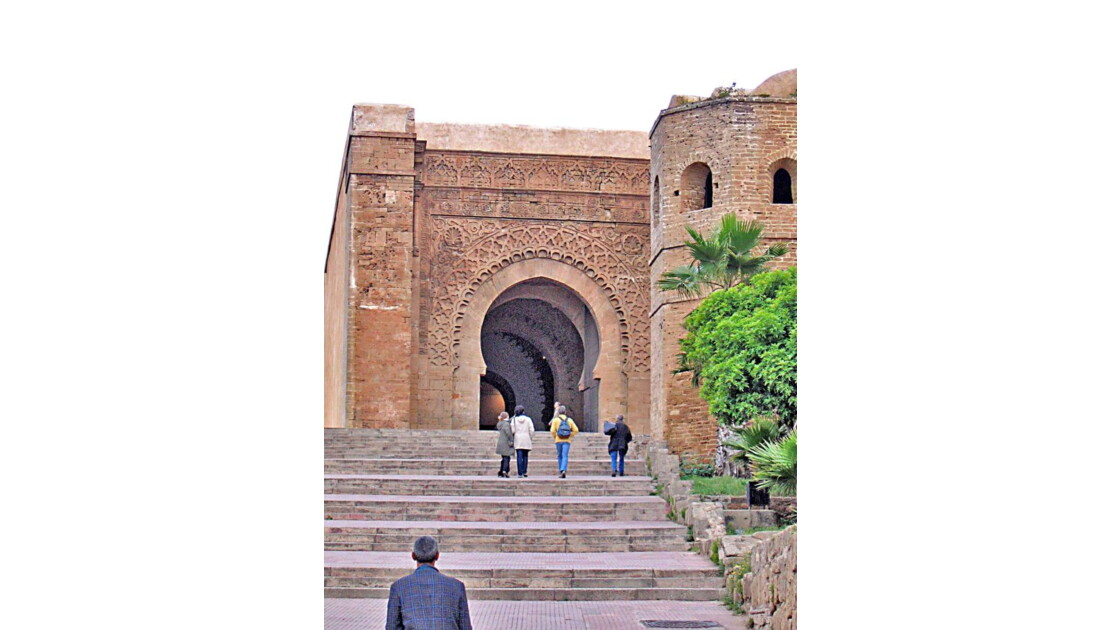 BAB OUDAÏA 93.jpg, Porte fortifiée de la kasbah - Geo.fr