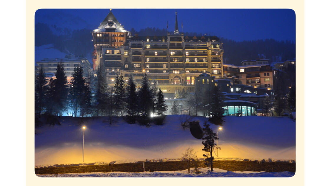 The Palace - Saint Moritz Dorf, De nuit - Geo.fr
