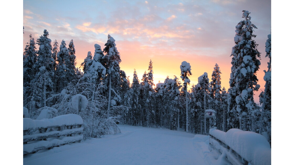 Laponie Finlandaise, En hiver sortie raquettes - Geo.fr