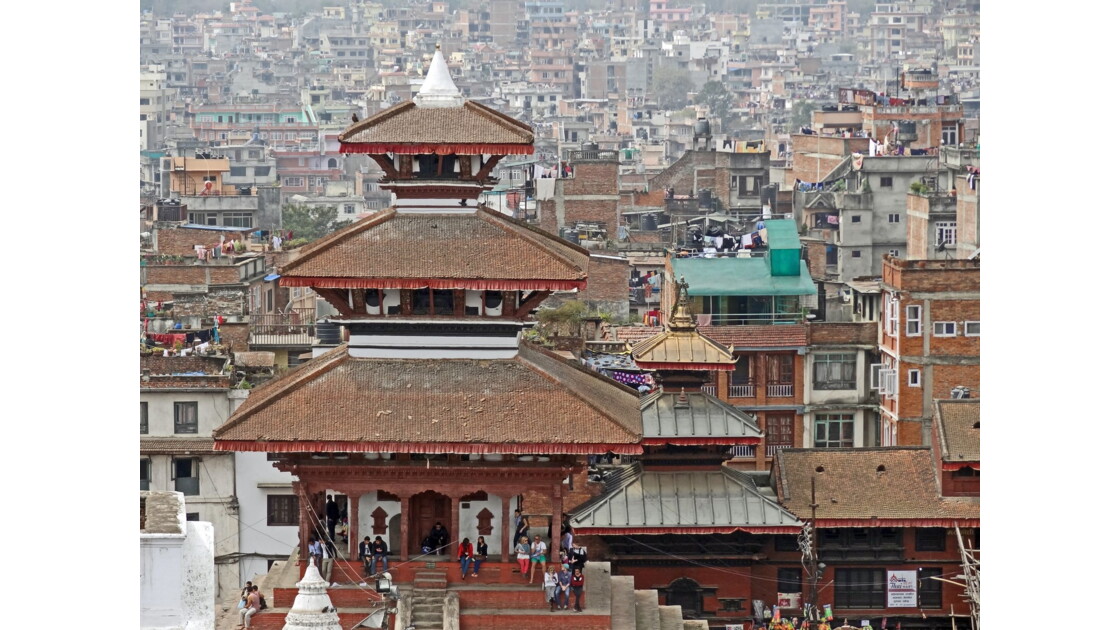 Népal Katmandou Durbar Square temple de Maju Deval... - Geo.fr