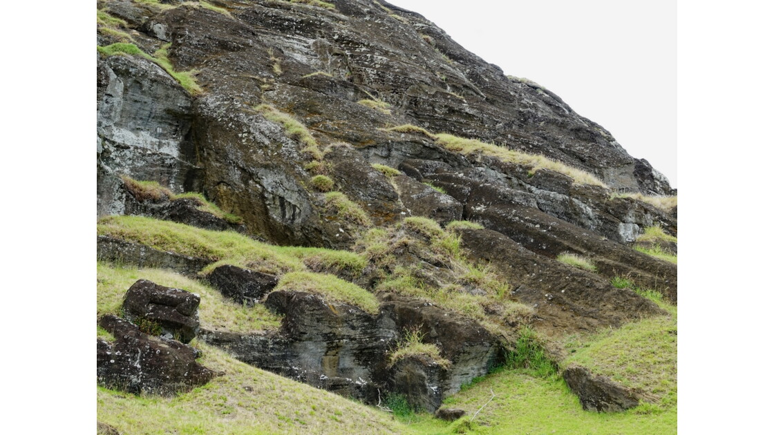 Ile de Pâques Rano Raraku Moai Te Tokanga 4, Situé... - Geo.fr